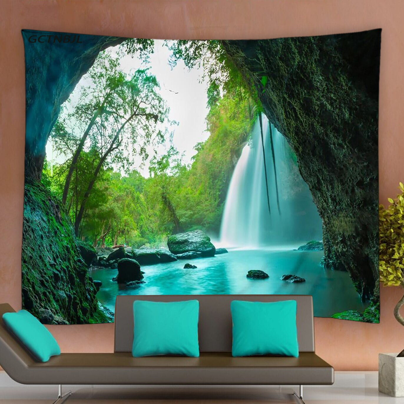 Retro Antique Car Tapestry Wall Hanging Photography Style Mountain ...