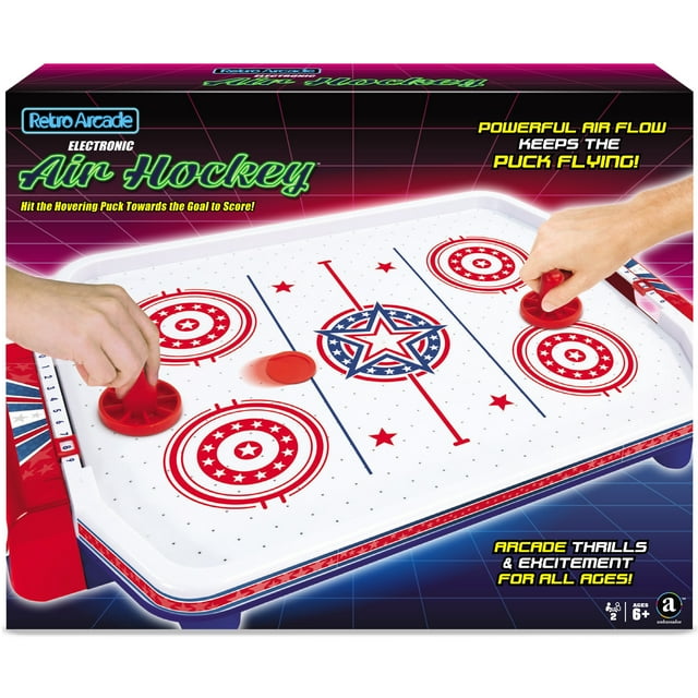 Retro Arcade Electronic: Air Hockey Tabletop Game, 2 Players - Walmart.com
