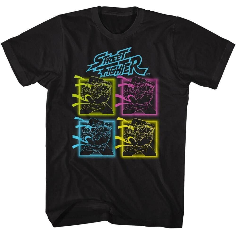 Retro Arcade Fighter Neon Shirt for Men - Walmart.com