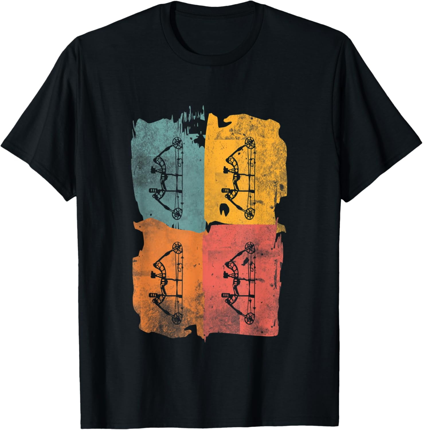 Retro Archery Archer Hunter Huntress Bow Arrow T-Shirt - Walmart.com