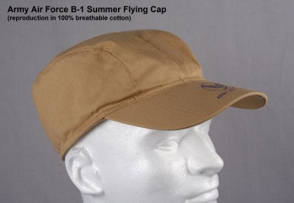 Retro Army Air Force B-1 Cap, Summer Flying Cap, 100% Cotton, B-1 WW2 ...
