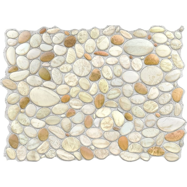 Retro-Art 3D Wall Panels, Natural Pebble, PVC, 17.5" x 23.75", 564PP ...