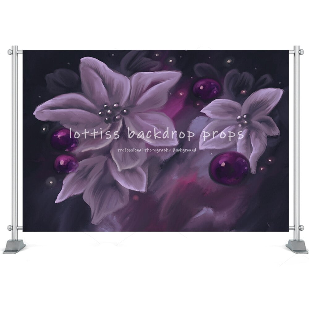 Retro Art Flower Portrait Backdrop Adult Kids Photography Props Hand ...