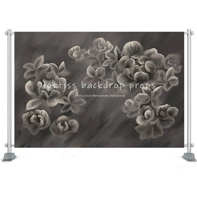 Retro Art Flower Portrait Backdrop Adult Kids Photography Props Hand ...
