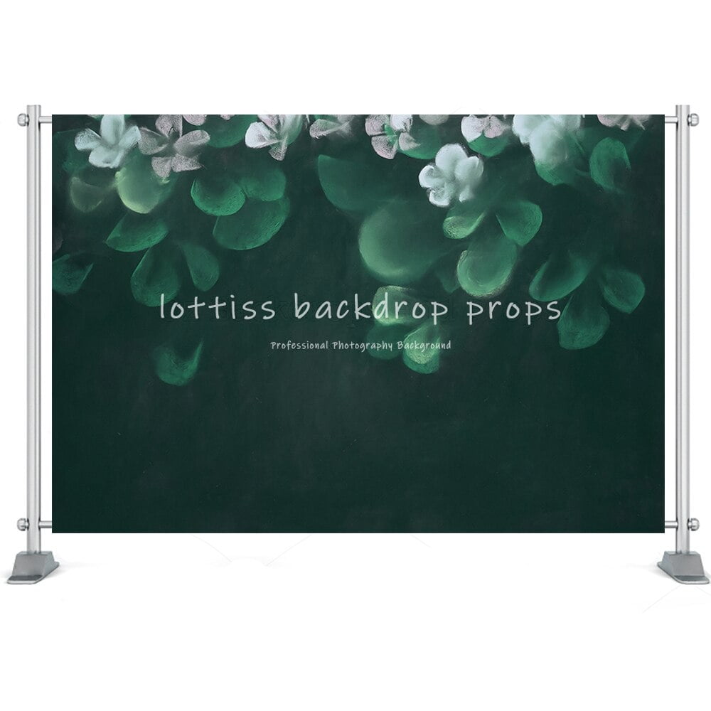 Retro Art Flower Portrait Backdrop Adult Kids Photography Props Hand ...