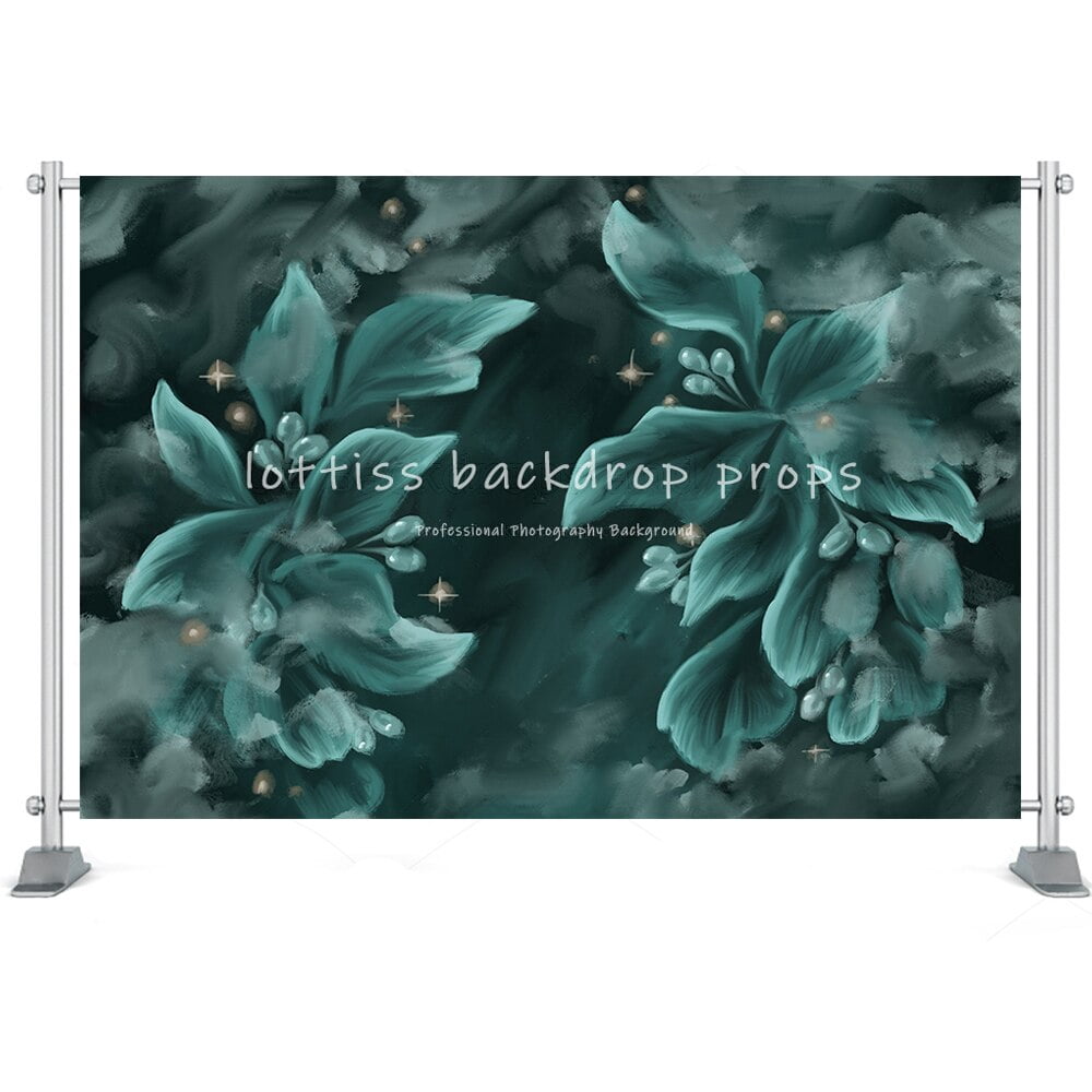 Retro Art Flower Portrait Backdrop Adult Kids Photography Props Hand ...