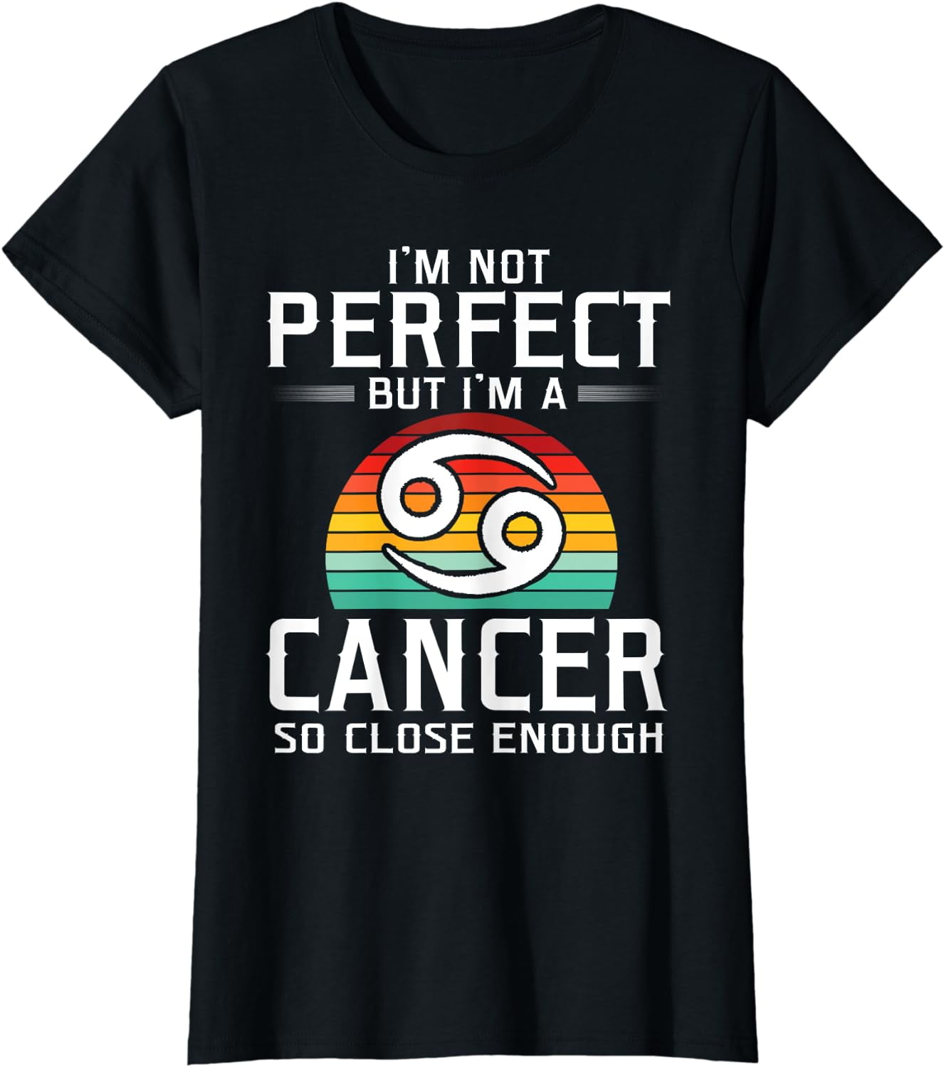 Retro Astrology June July Month Birthday Cancer Zodiac Sign T Shirt