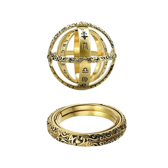 Gold Ball Ring