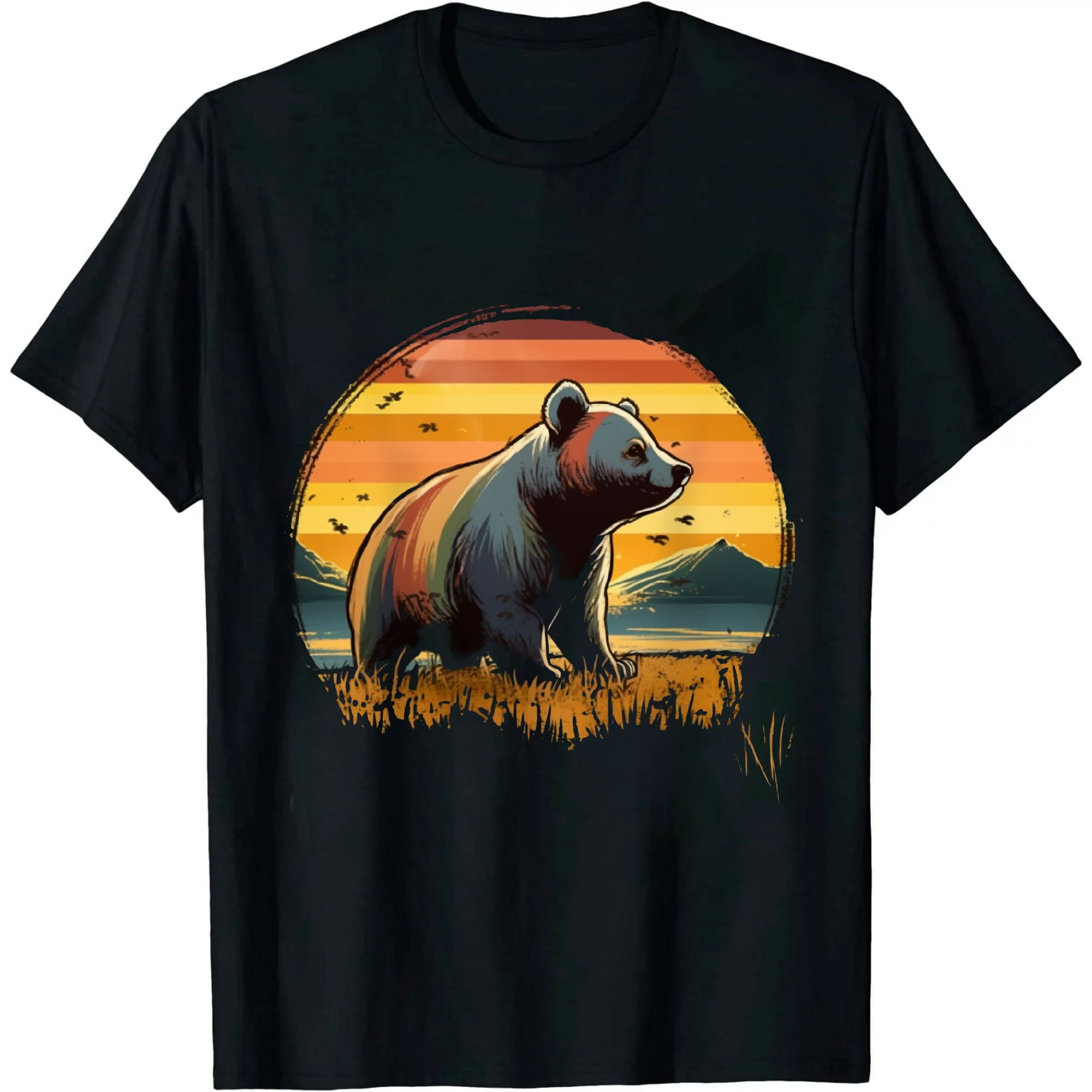 Retro Australian Wombat Lover Wildlife Aussie Wombat T-Shirt - Walmart.com
