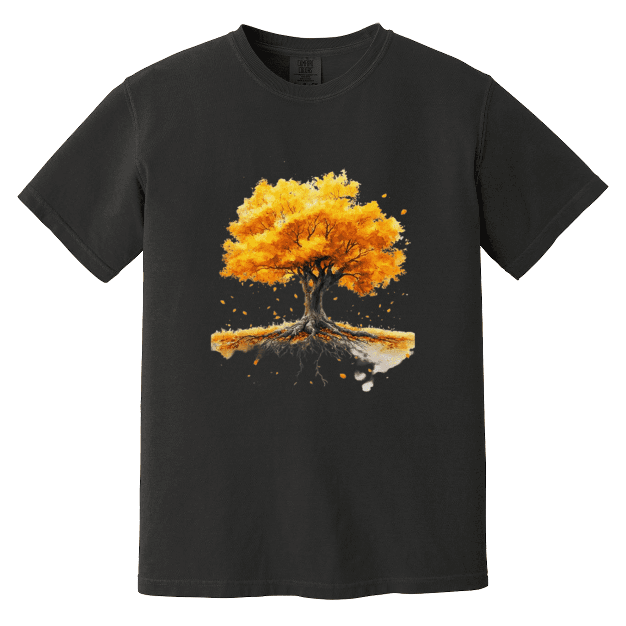 Retro Autumn Vibes Fall Season Pumpkin Style Comfort Color T-Shirt, for ...