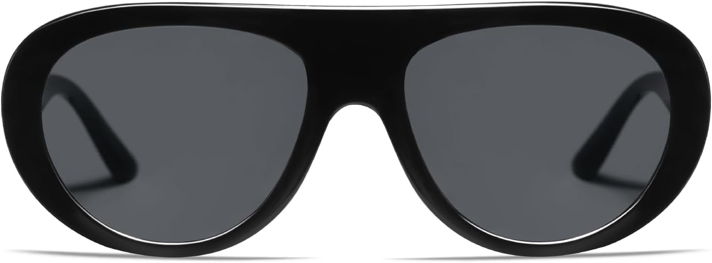 Retro Aviator Sunglasses for Women Chic Classic 70s Vintage Trendy ...