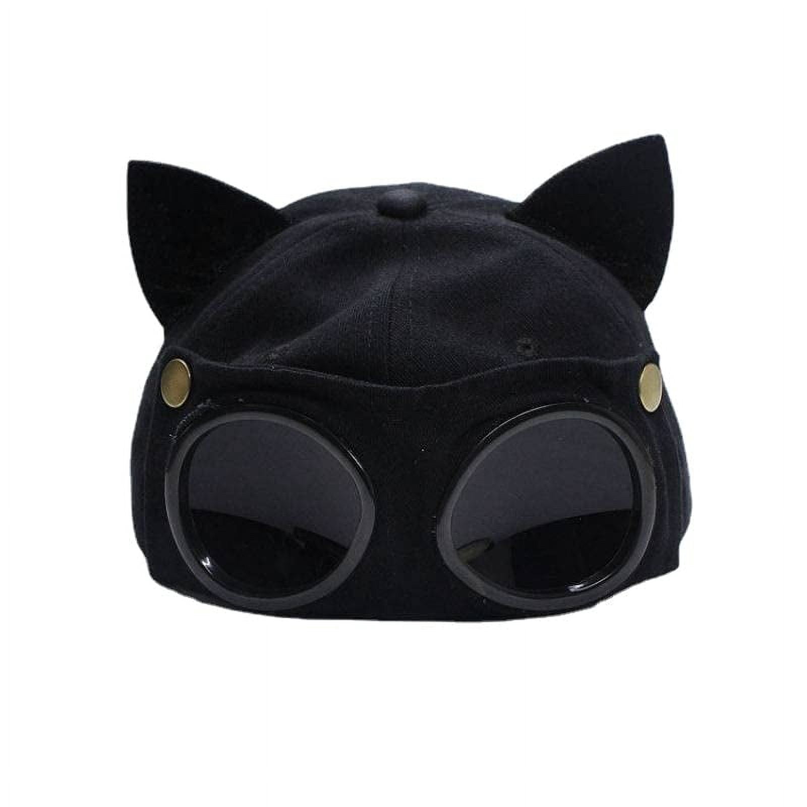 Retro Aviator hat Glasses Peaked Cap Sunglasses Baseball Cap Hip hop ...