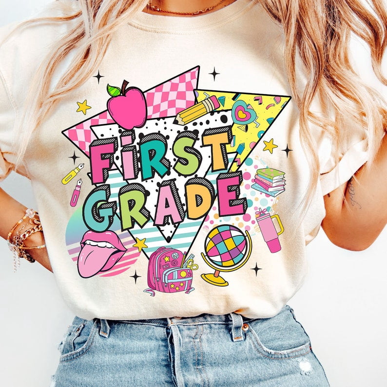 Retro Back to School Shirt Bundle,First Grade Shirt, First Day Shirt ...
