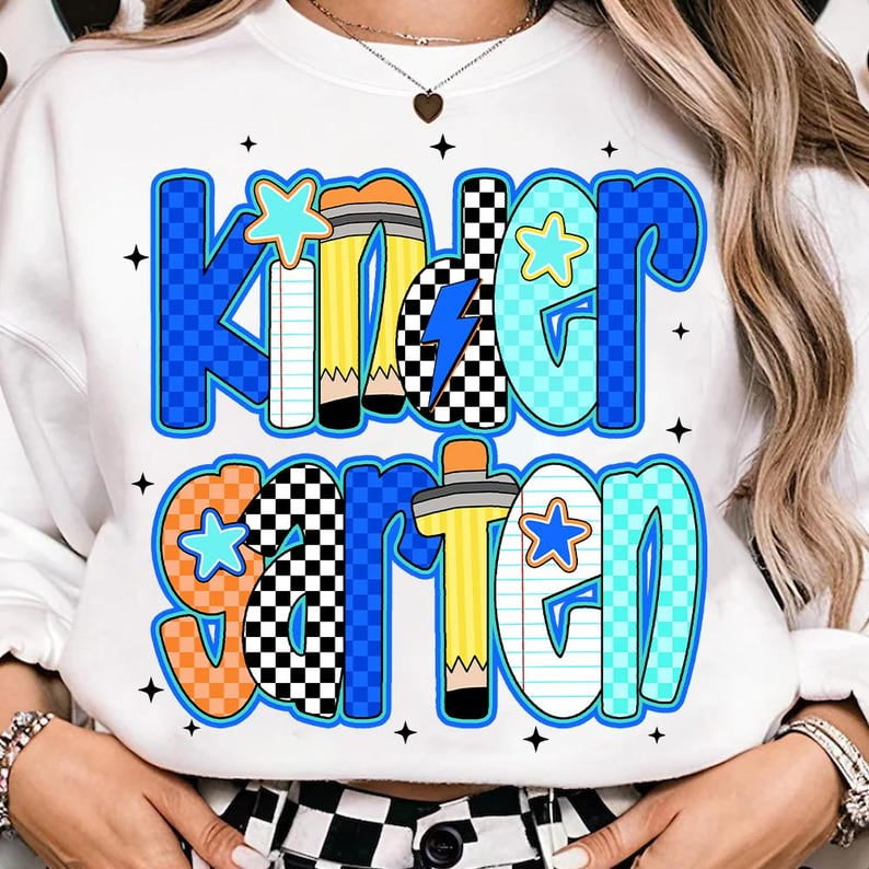 Retro Back to School Boys Shirt, Kindergarten Kid Shirt, First Day ...