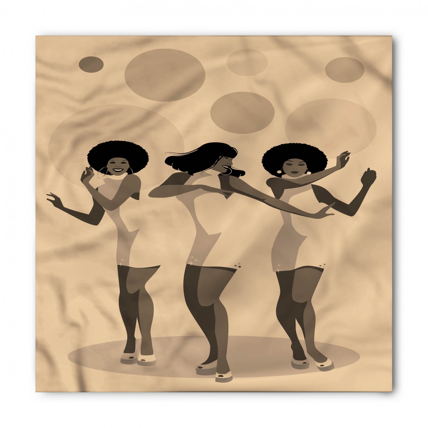 Retro Bandana, Singers Dancing Wild Sixties, Unisex Head and Neck Tie ...