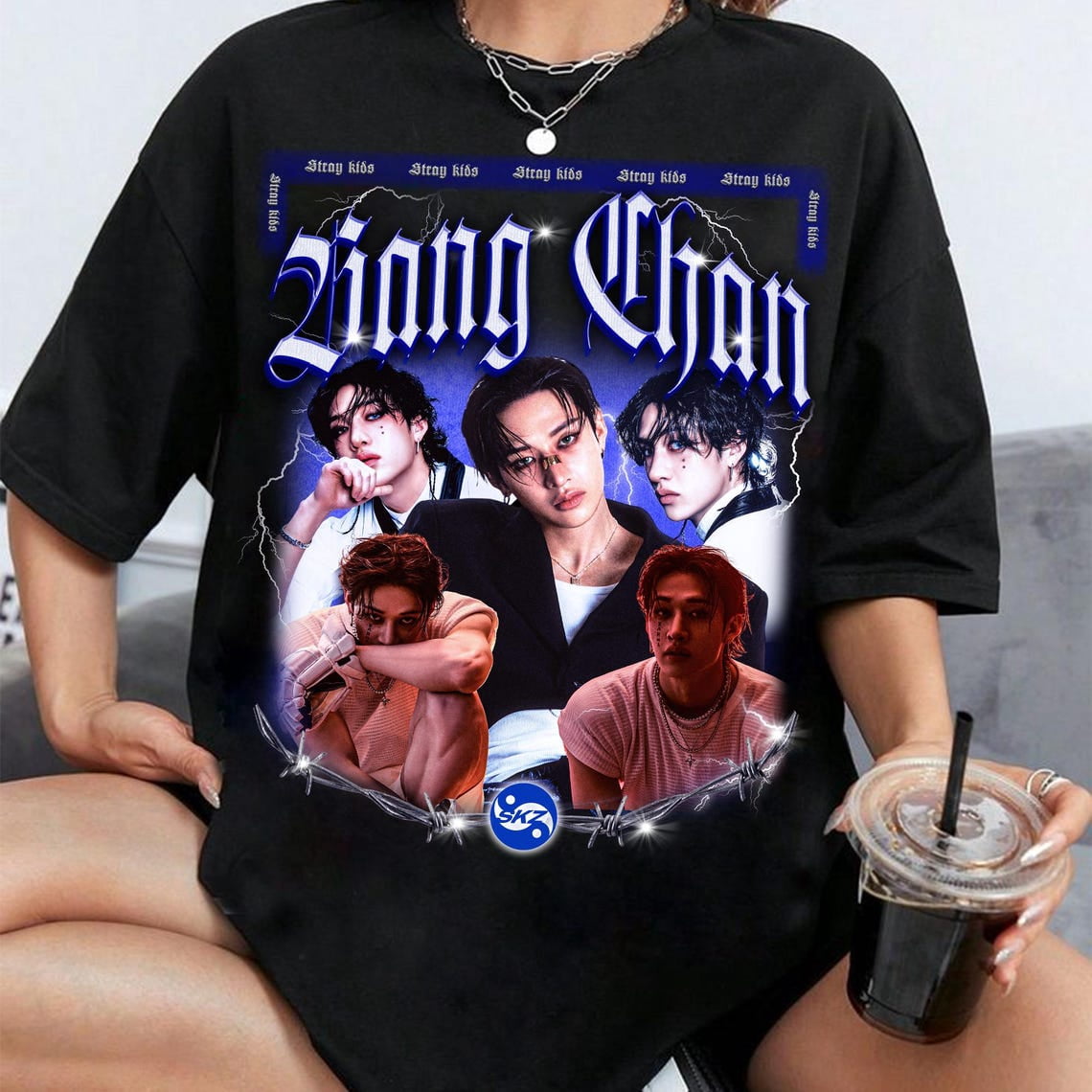 Retro Bang Chan Stray kids Kpop T-shirt, Stray Kids Karma Album Shirt ...