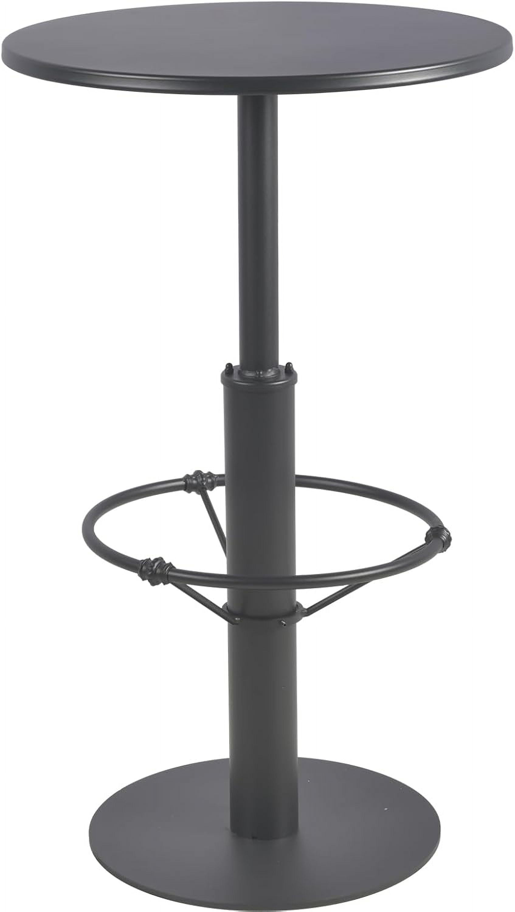 Retro Bar Table Industrial 41.3inch High Pub Table Modern Small Bistro ...