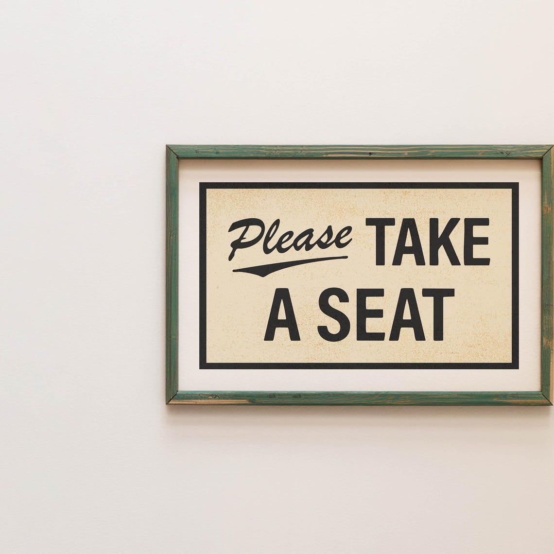 Retro Bathroom Art Print Funny Bathroom Wall Decor Take A Seat Poster ...