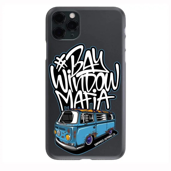 Retro "Baywindow Mafia" Slammed VW Bus Phone Case with iPhone 17 to 11 ...