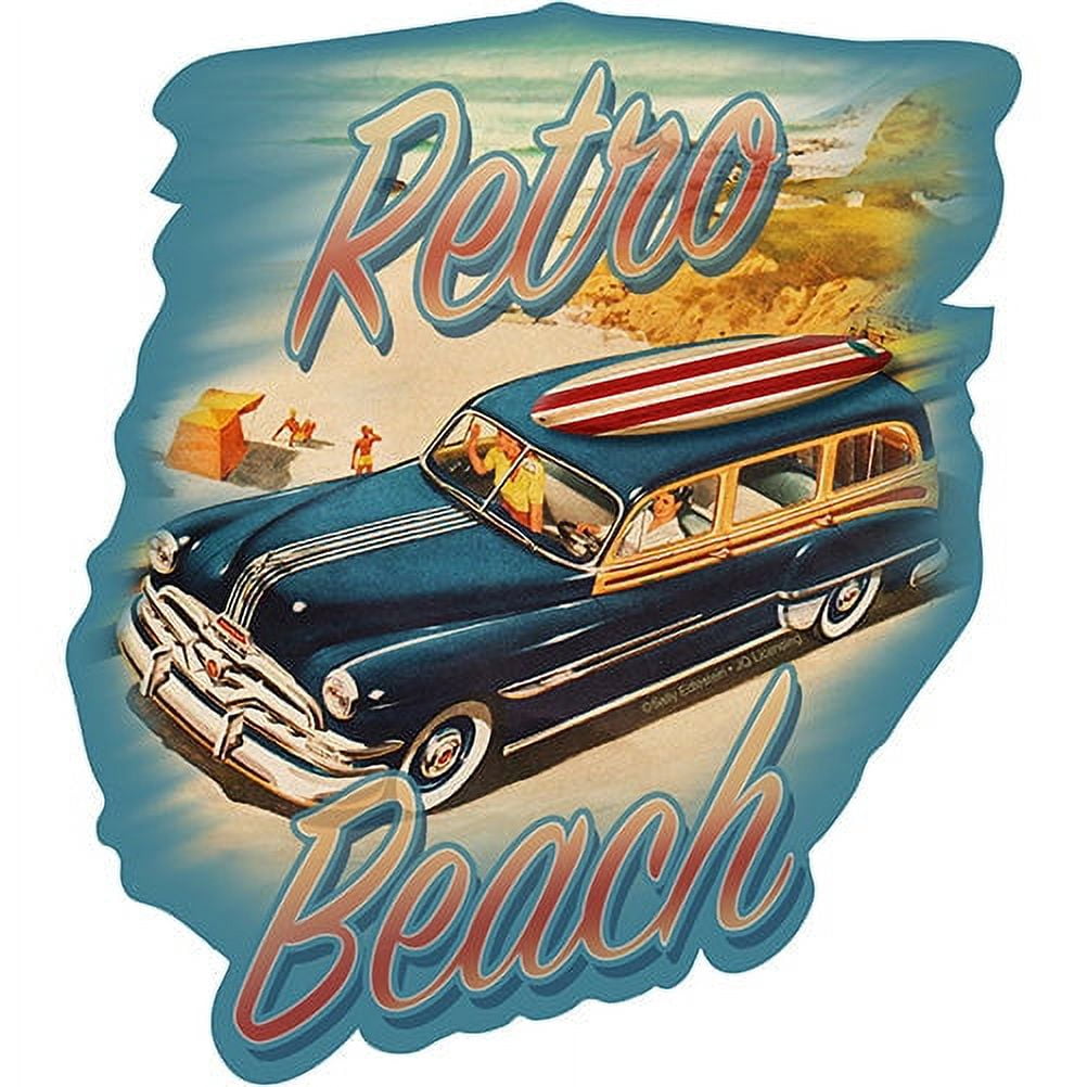 Retro Beach Old Woody Novelty Sign | Indoor/Outdoor | Funny Home Décor ...