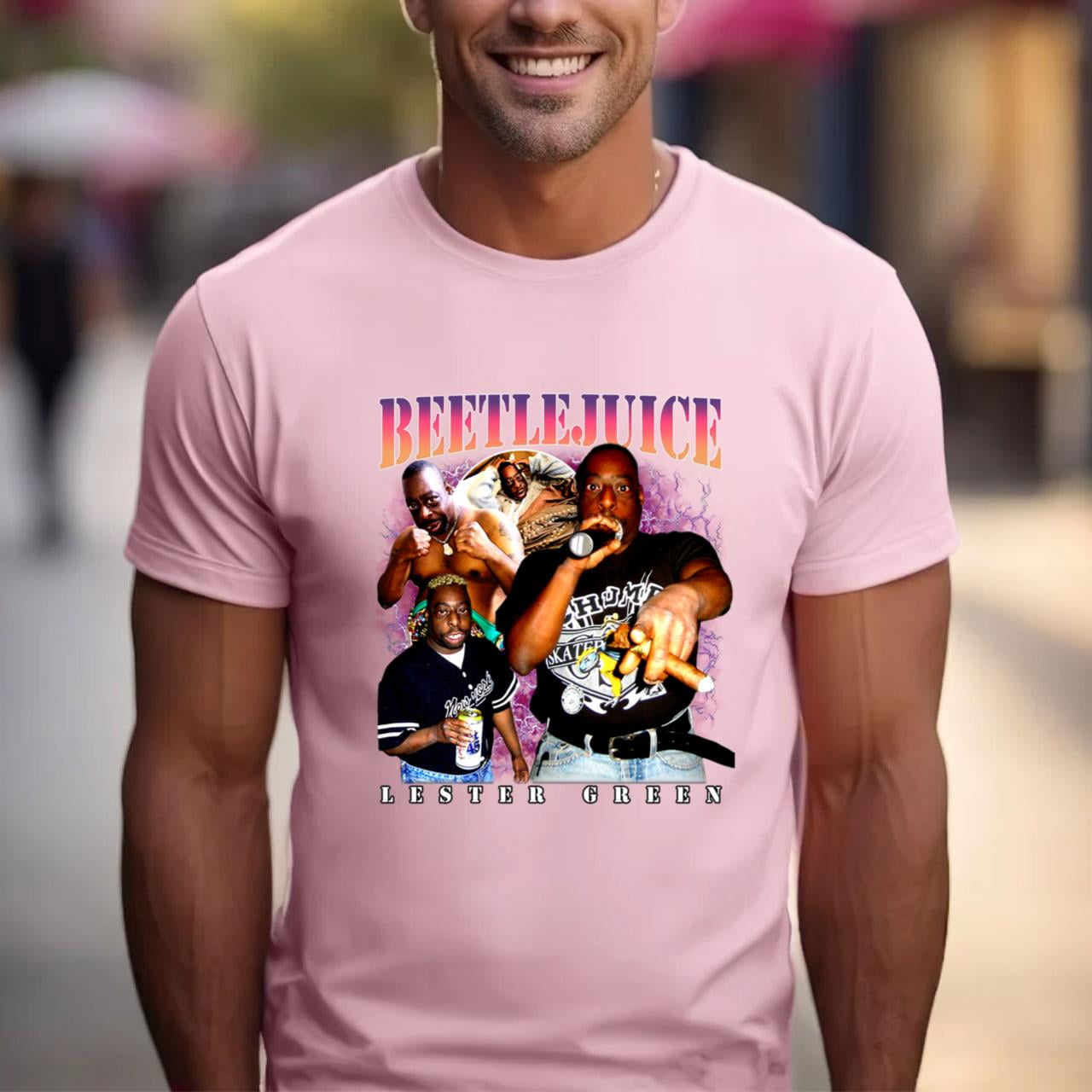 Retro Beetlejuice Lester Green Shirt, Funny Clic 90S Tee, Unisex ...