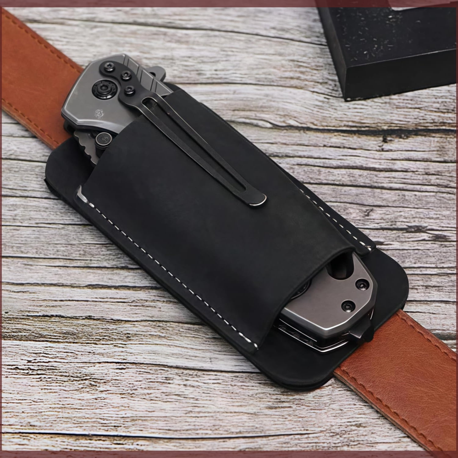 Retro Belt Carrying Leather Knife Scabbard Horizontally,2026 New ...