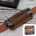 Retro Belt Carrying Leather Knife Scabbard Horizontally, Handmade ...