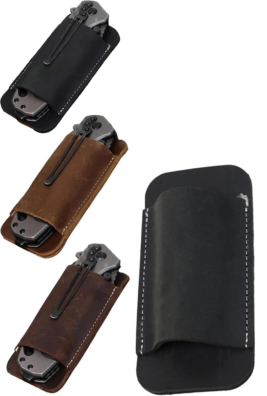 Retro Belt Carrying Leather Knife Scabbard Horizontally, Handmade ...