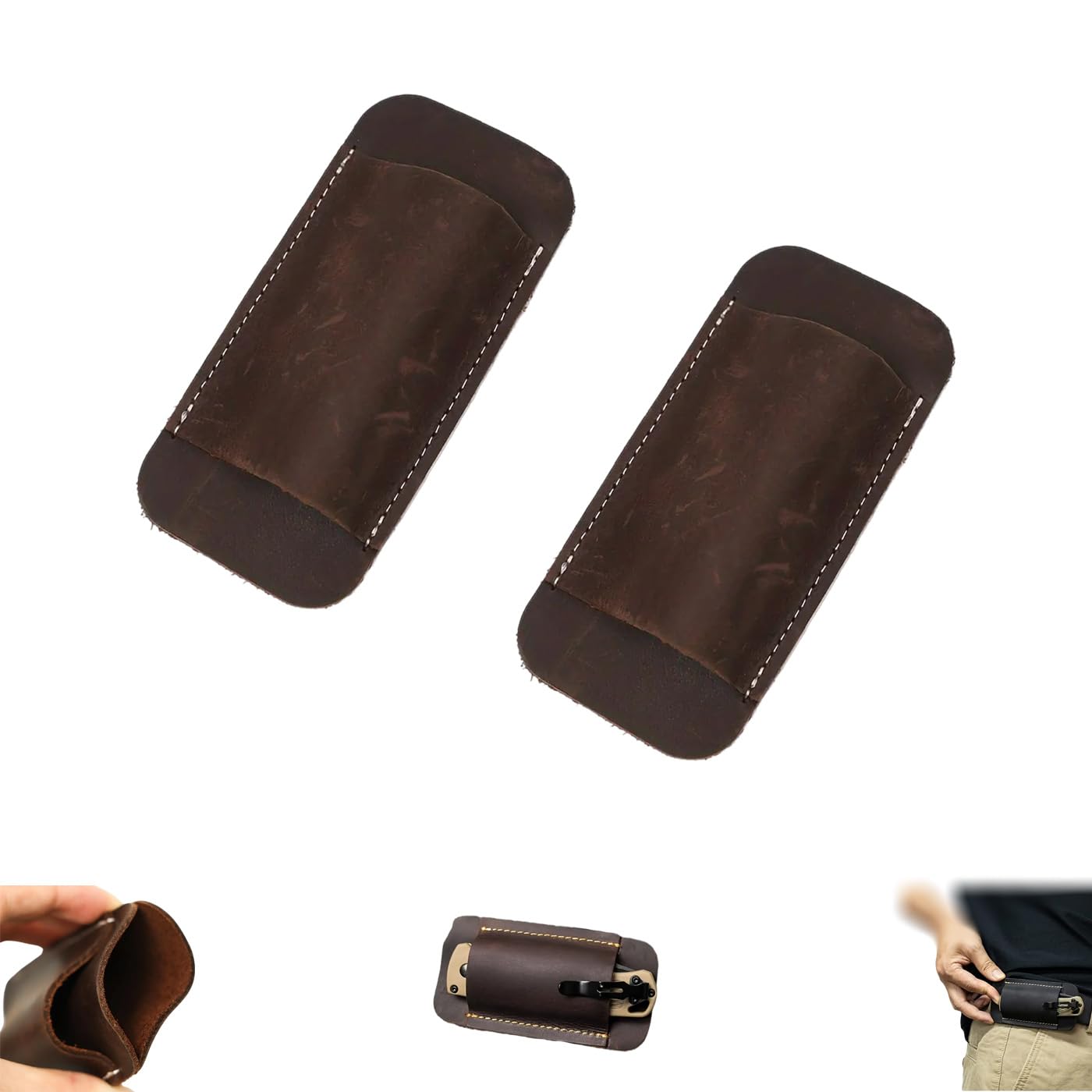 Retro Belt Carrying Leather Knife Scabbard Horizontally, Horizontal ...