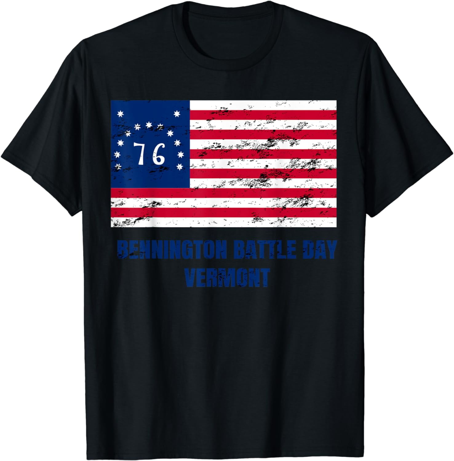 Retro Bennington Battle Day Vermont Costume Remembrance T-Shirt ...