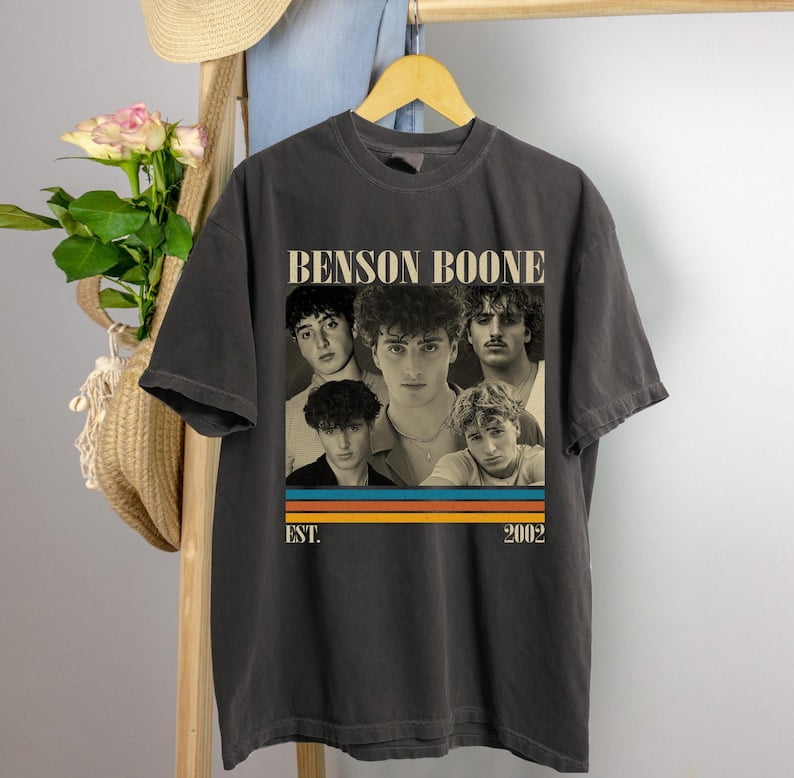 Retro Benson Boone Shirt, Benson Boone Tour 2025, Benson Boone Bootleg ...