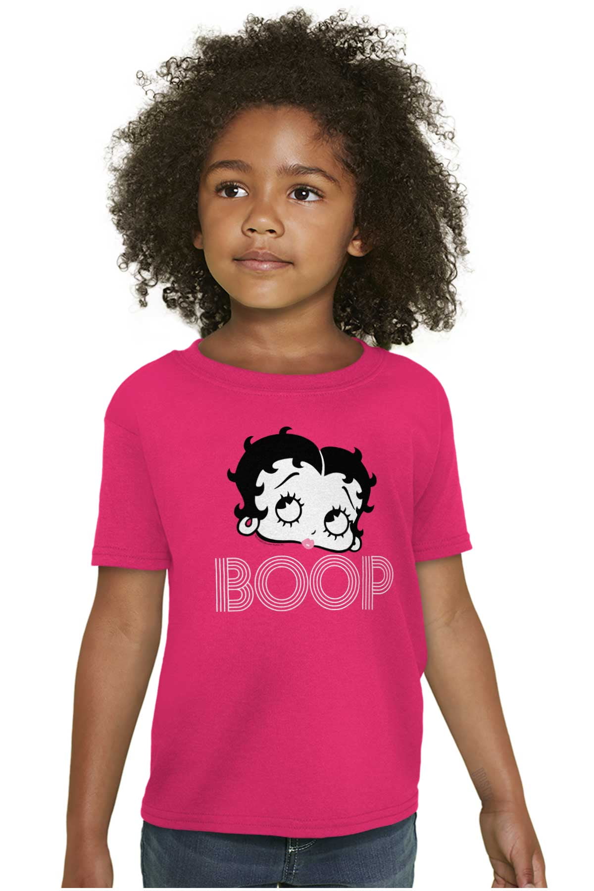 Retro Betty Boop Cartoon Character Girls Kids T Shirt Tees Teen Brisco ...
