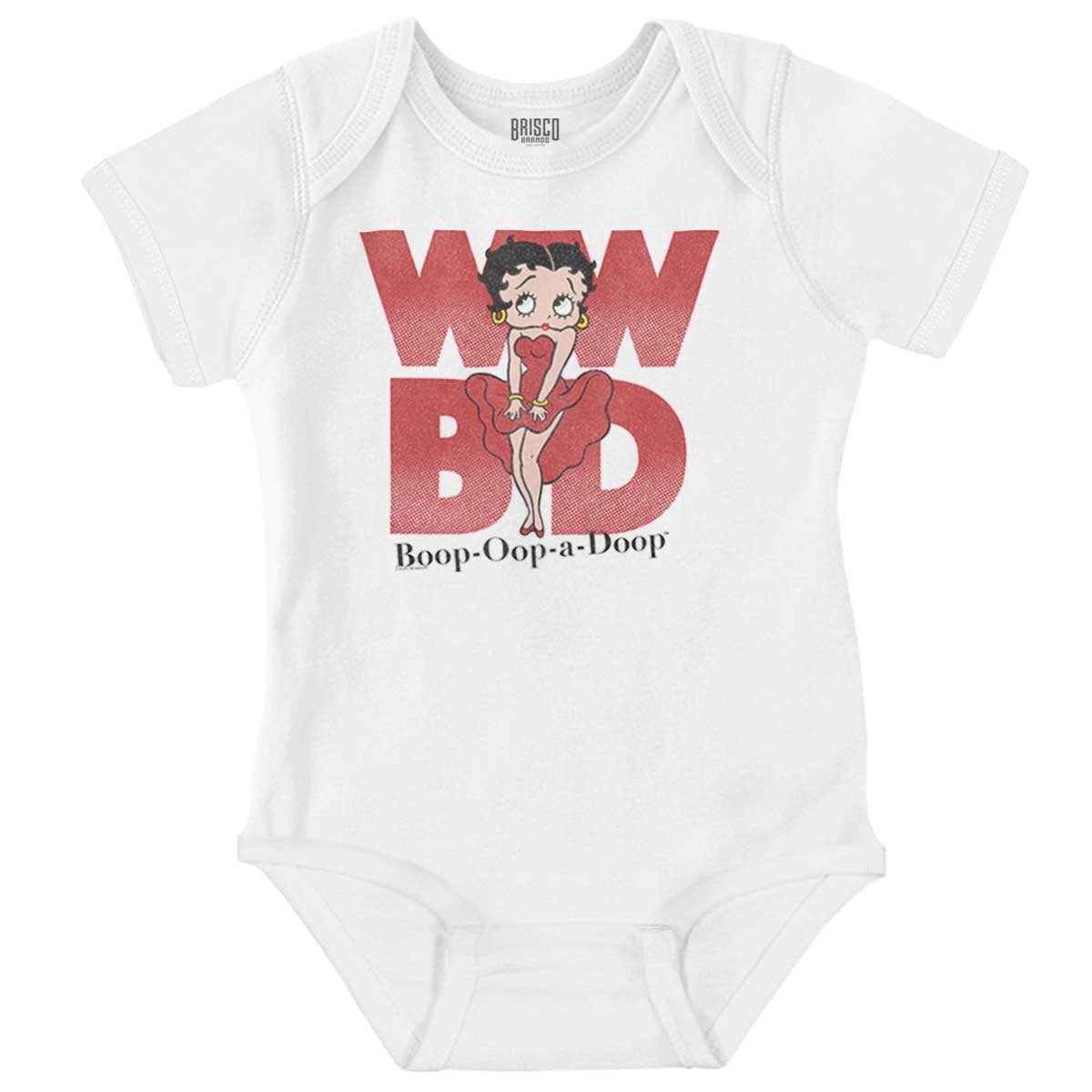 Retro Betty Boop Cartoon WWBD Funny Bodysuit Jumper Girls Infant Baby ...