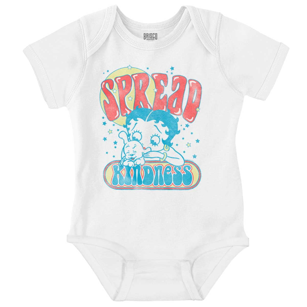 Retro Betty Boop Spread Kindness Bodysuit Jumper Girls Infant Baby ...