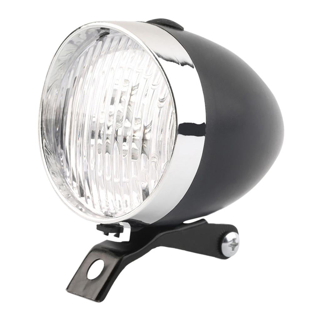 Retro Bicycle Bike 3-LED Front Light Headlight Vintage Head Lamp A1C0 ...