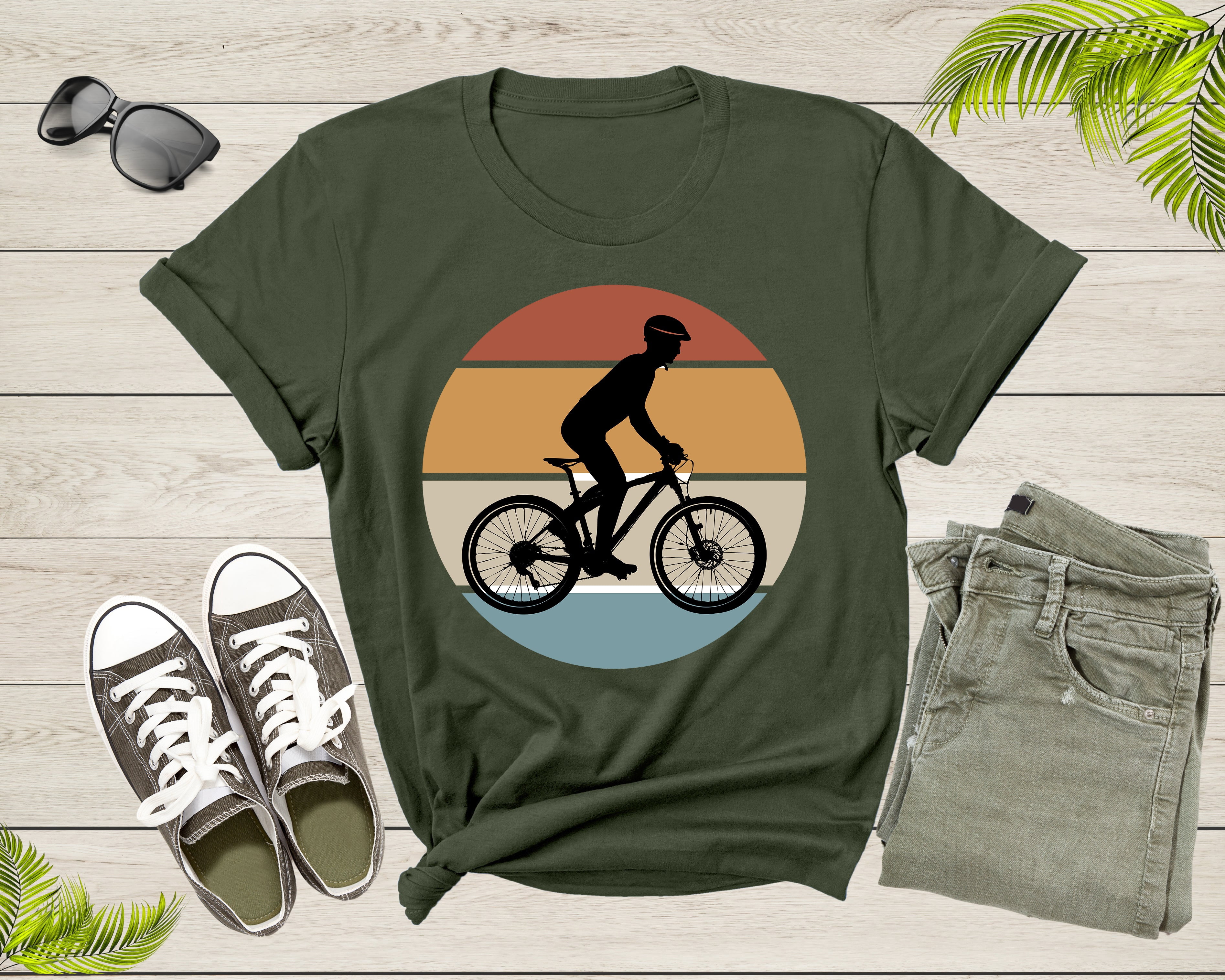 Retro Bicycle Lover Gift Idea Shirt Women Men Kids Boys Girls Bicycle ...
