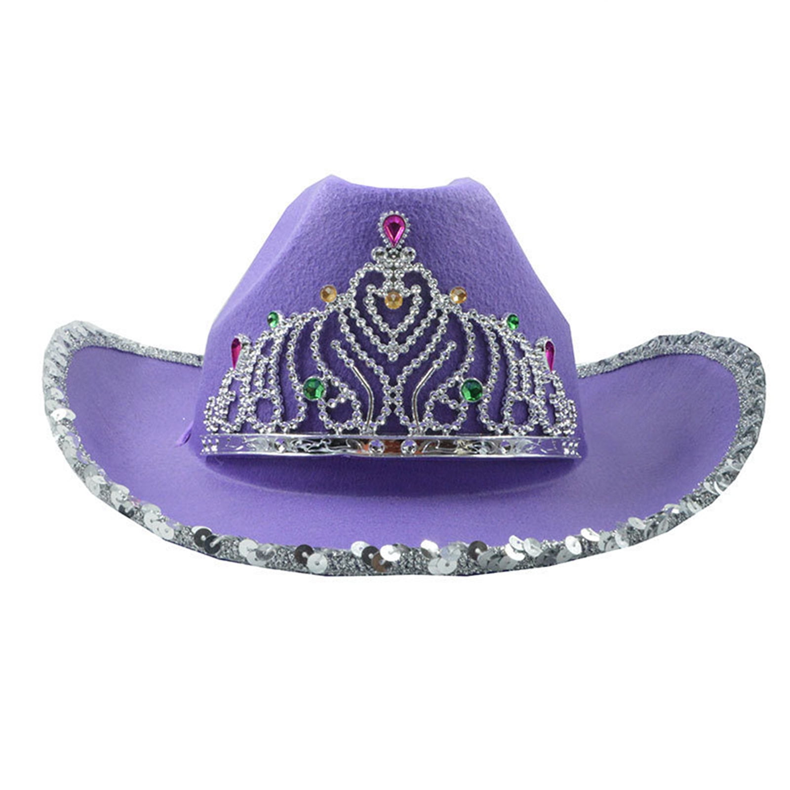 Retro Big Brim Hat Crown Cowboy Hat Western Cowboy Top Hat Headwear ...