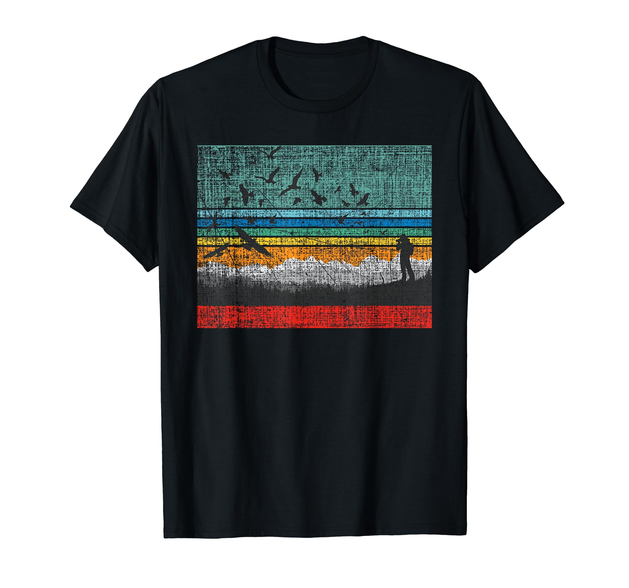 Retro Birding Bird Watching Bird Watcher Birder T-Shirt - Walmart.com