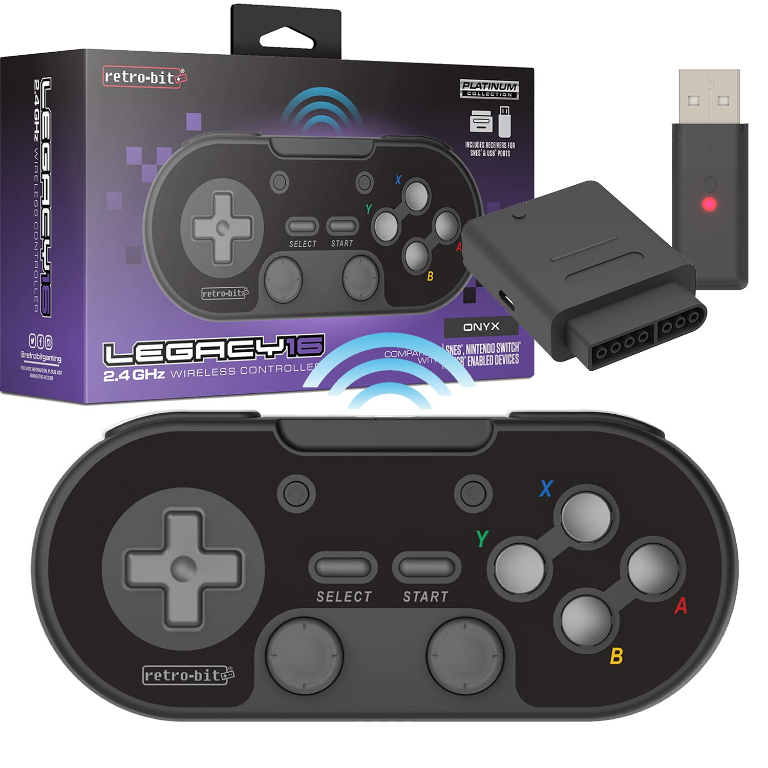 Retro-Bit Legacy16 Wireless Controller - Walmart.com