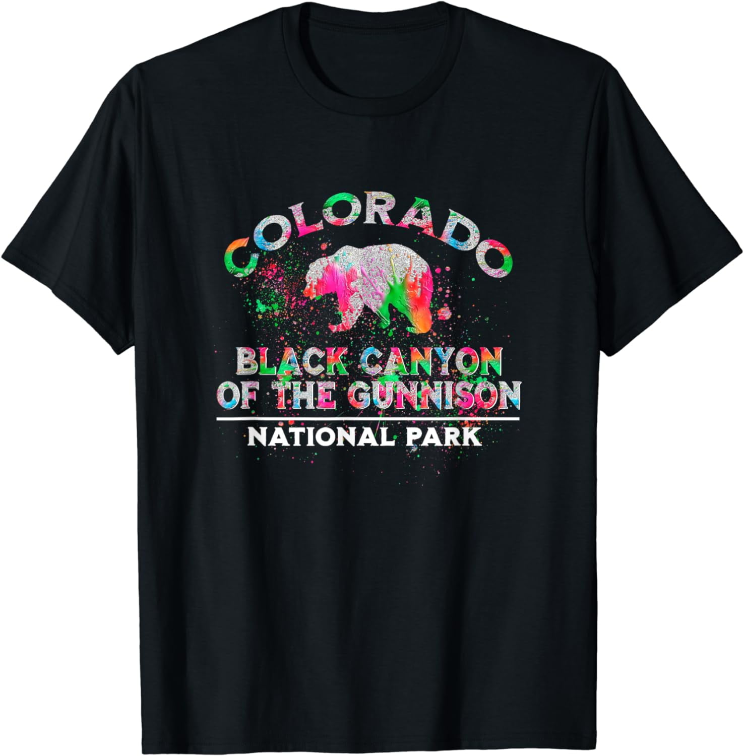 Retro Black Canyon of the Gunnison National Park Colorado T-Shirt ...