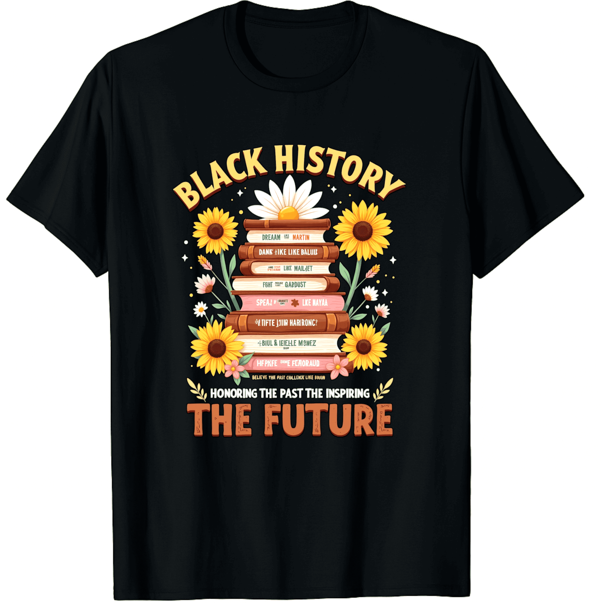 Retro Black History Month T-Shirt Honoring The Past Inspiring The ...