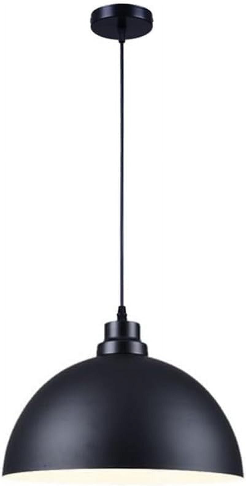 Retro Black Metal Semicircle Pendant Lighting for Kitchen Island ...