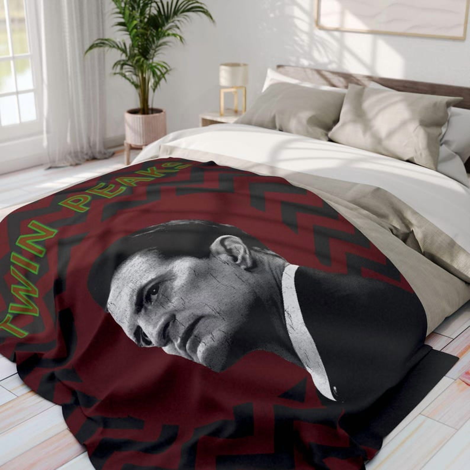 Retro Blanket | Cult Class Movie Throw | Vintage Agent Cooper Blanket ...