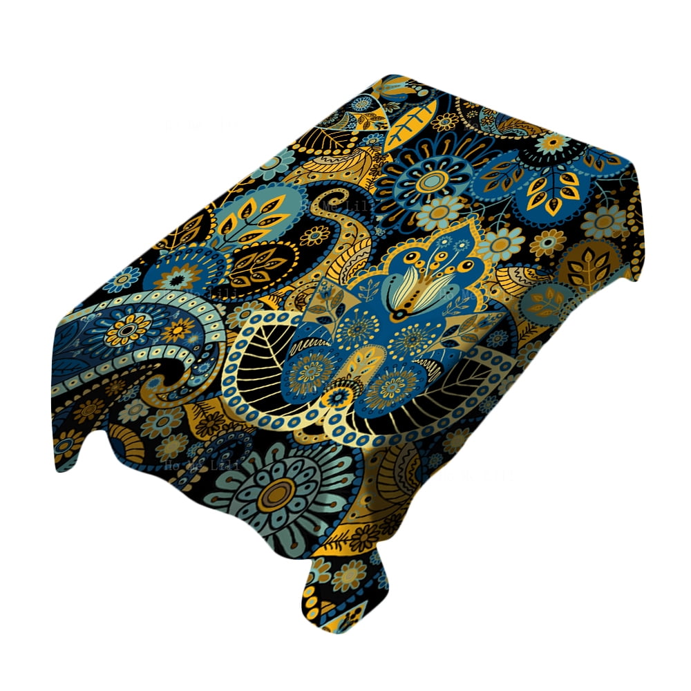 Retro Blue And Yellow Ethnic Pattern Red Purple Batik Illustrations ...