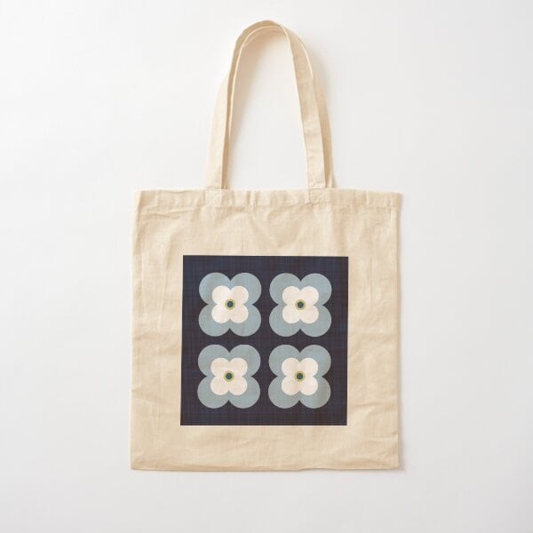 Retro, Blue, Flowers, Floral, Pattern, 60S, 70S, 80S, Navy Blue ...