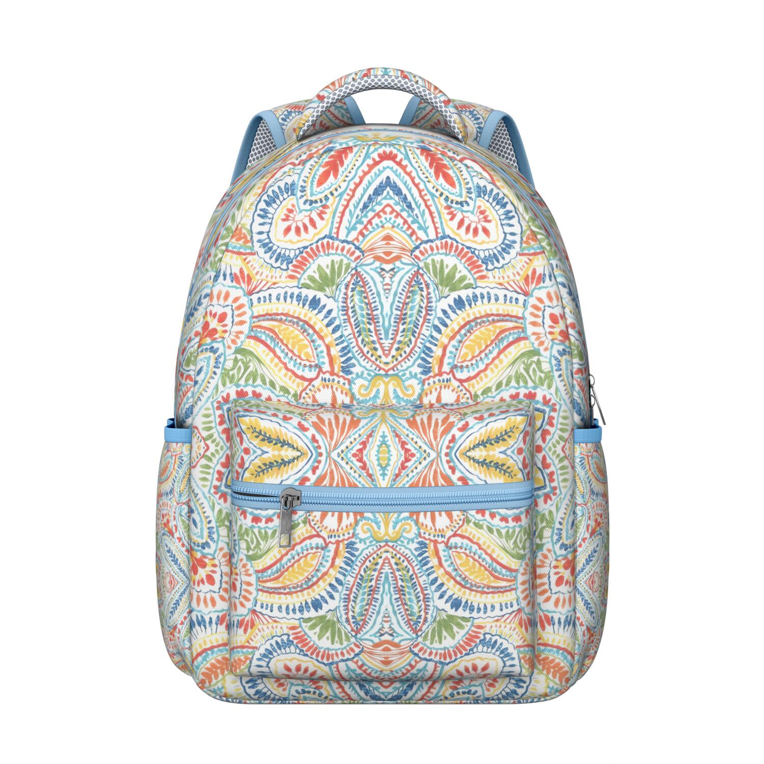 Retro Boho Chic Backpack with Lightweight Design, Elementary School Bag ...