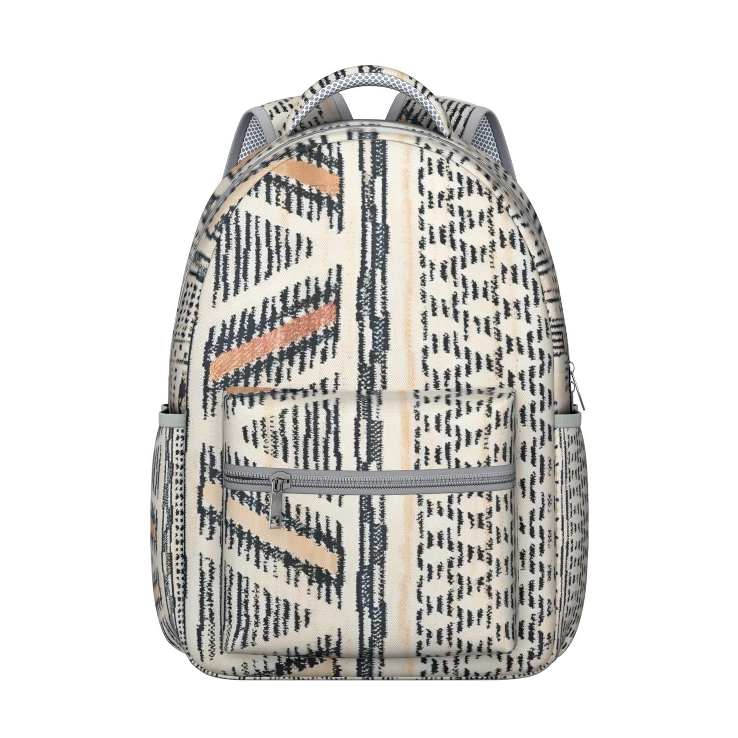 Retro Boho College Commuter Backpack - Padded Tech Compartment ...