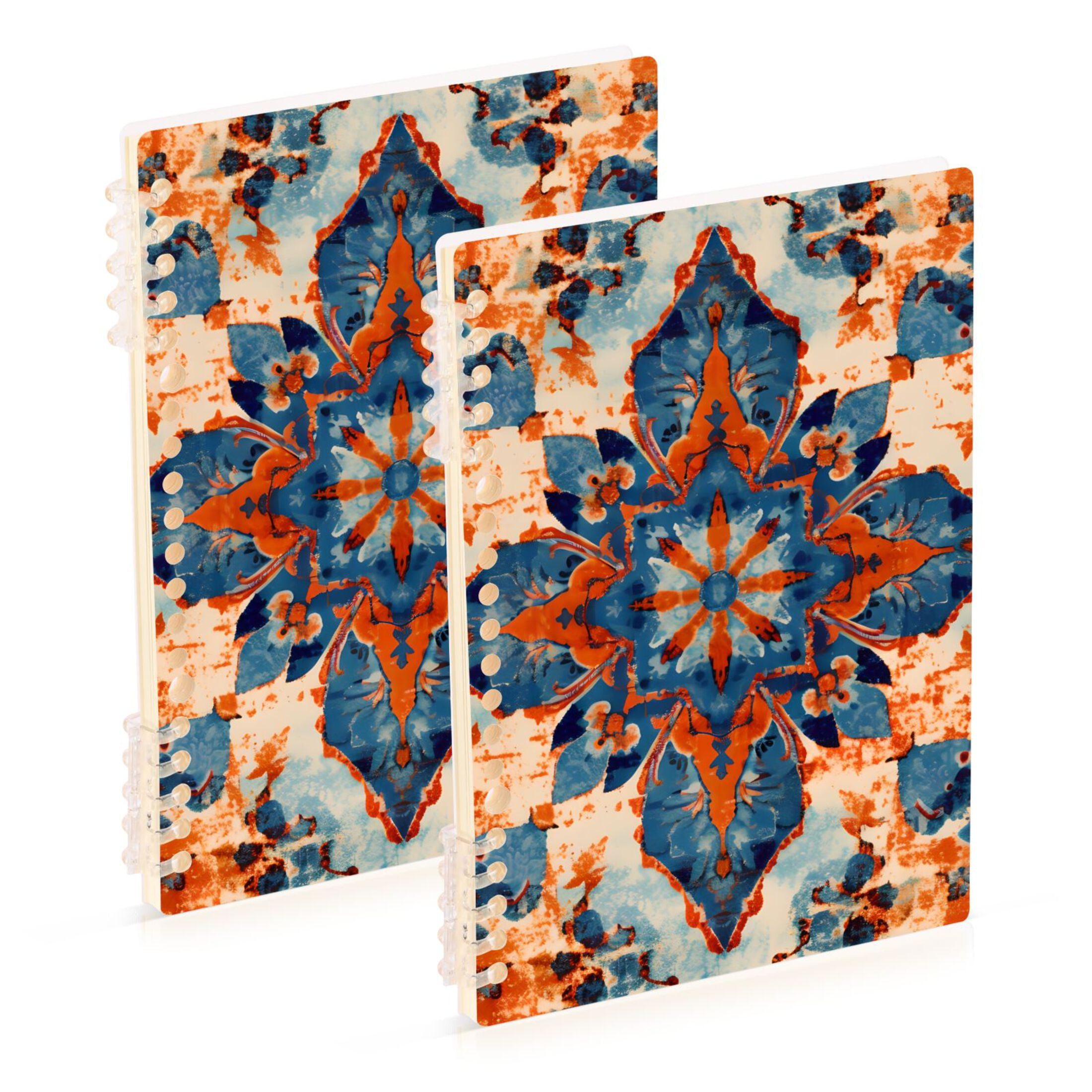 Retro Boho Pattern Ring Binder Notebook Journey Note Diary College ...