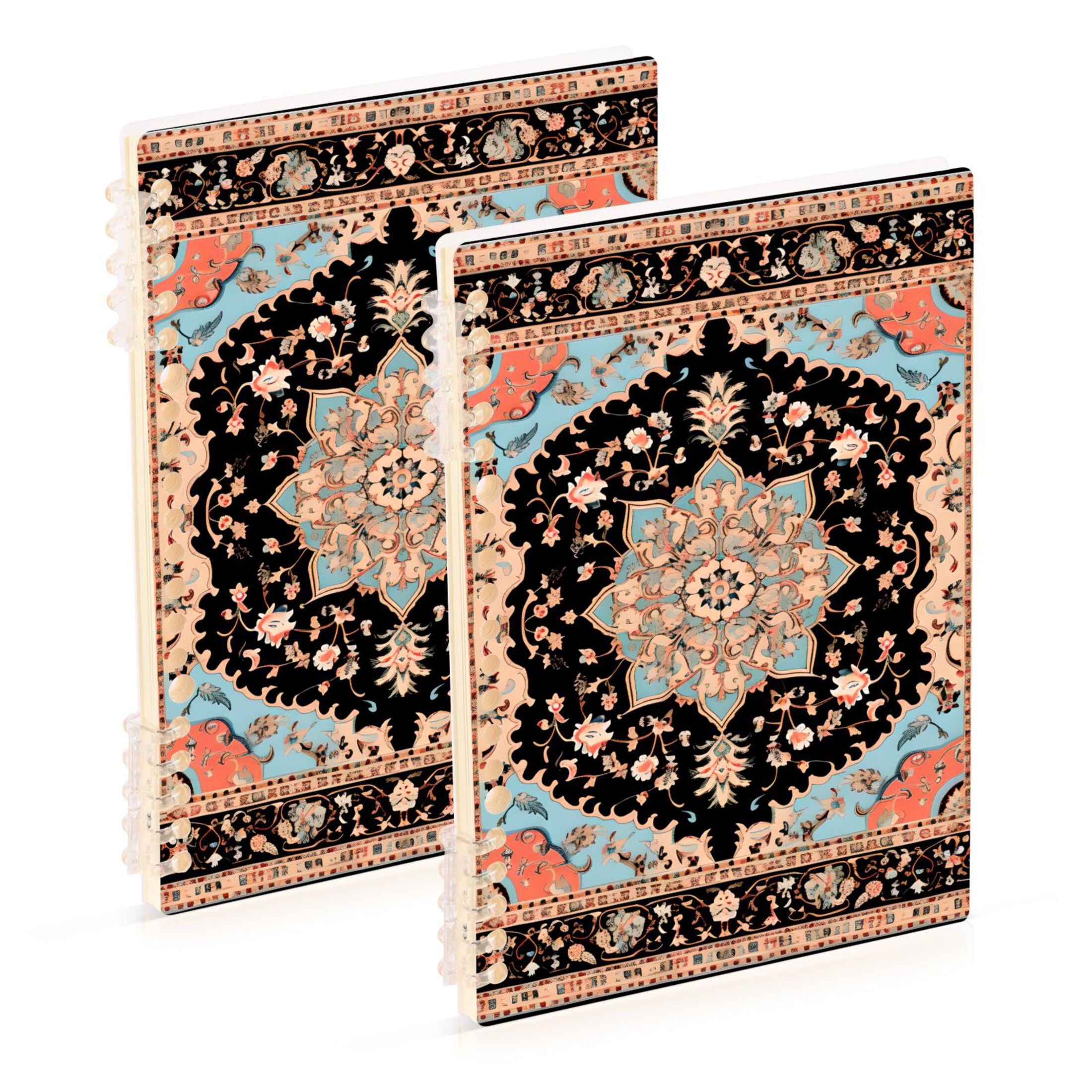 Retro Boho Pattern Ring Binder Notebook Journey Note Diary College ...