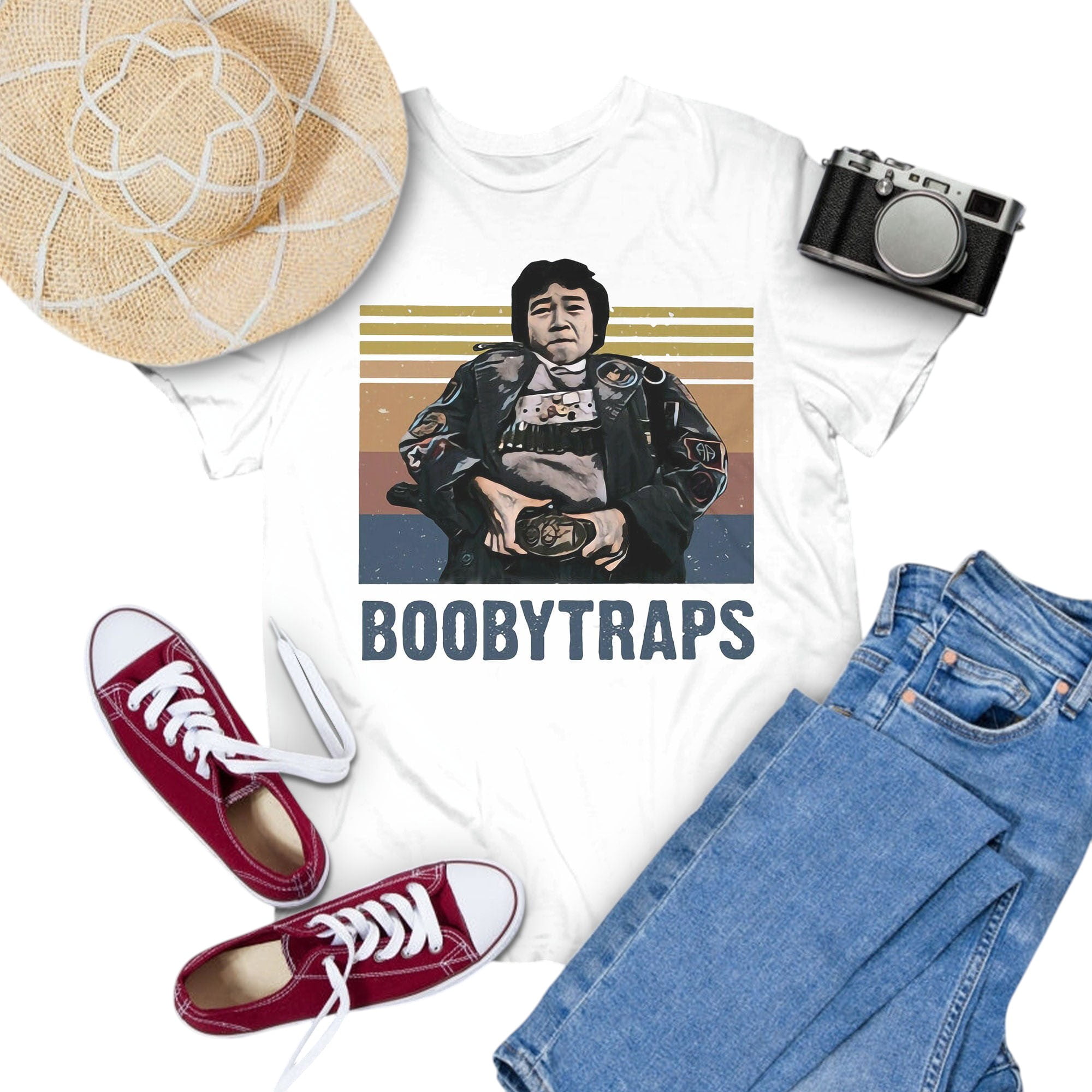 Retro Booby Traps Boobytraps Funny 80'S Comedy Movie Vintage Unisex Classic 2D T-Shirt - The ...